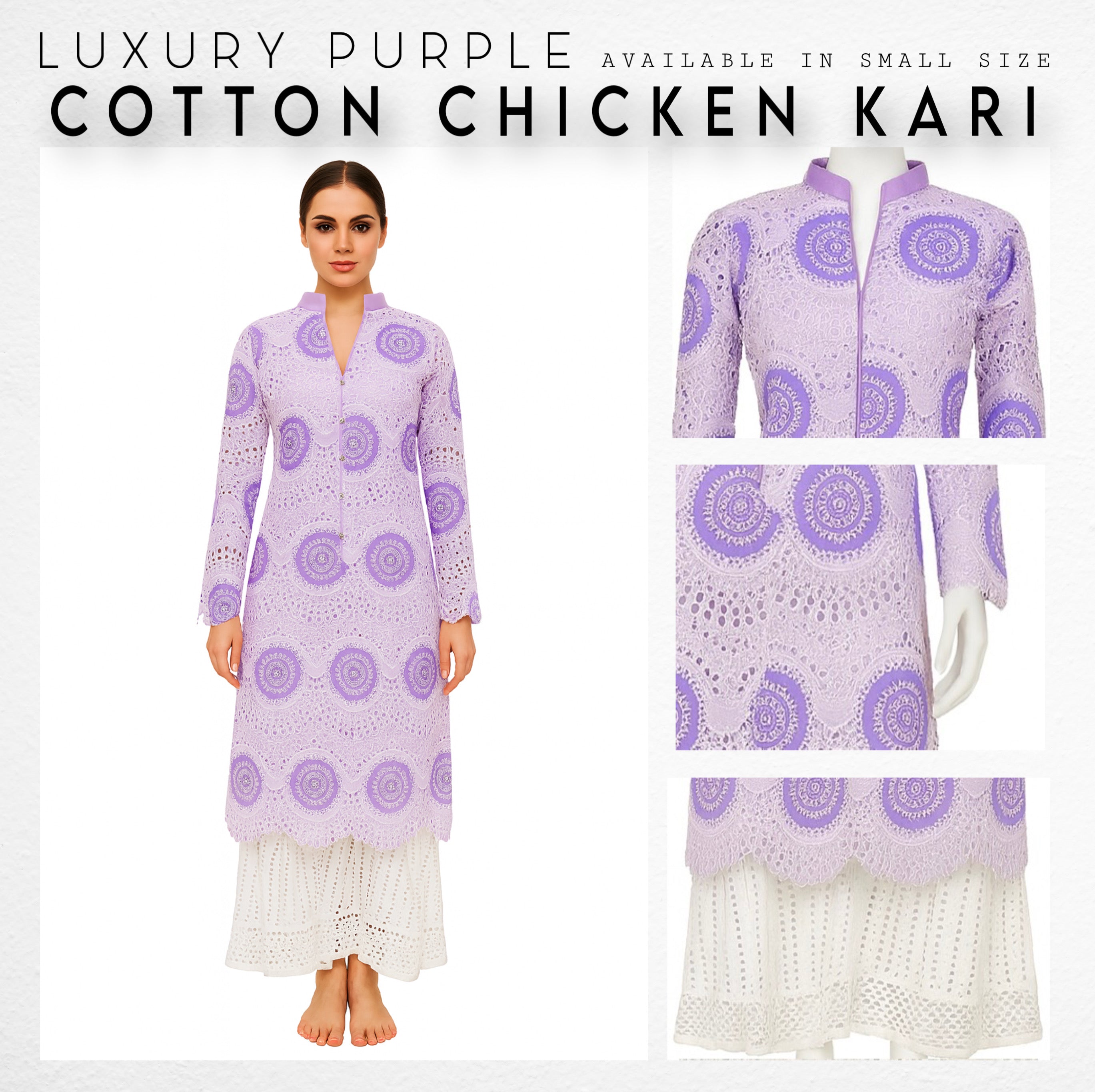 LUXURY PURPLE CHICKEN KARI – Aliya boutique